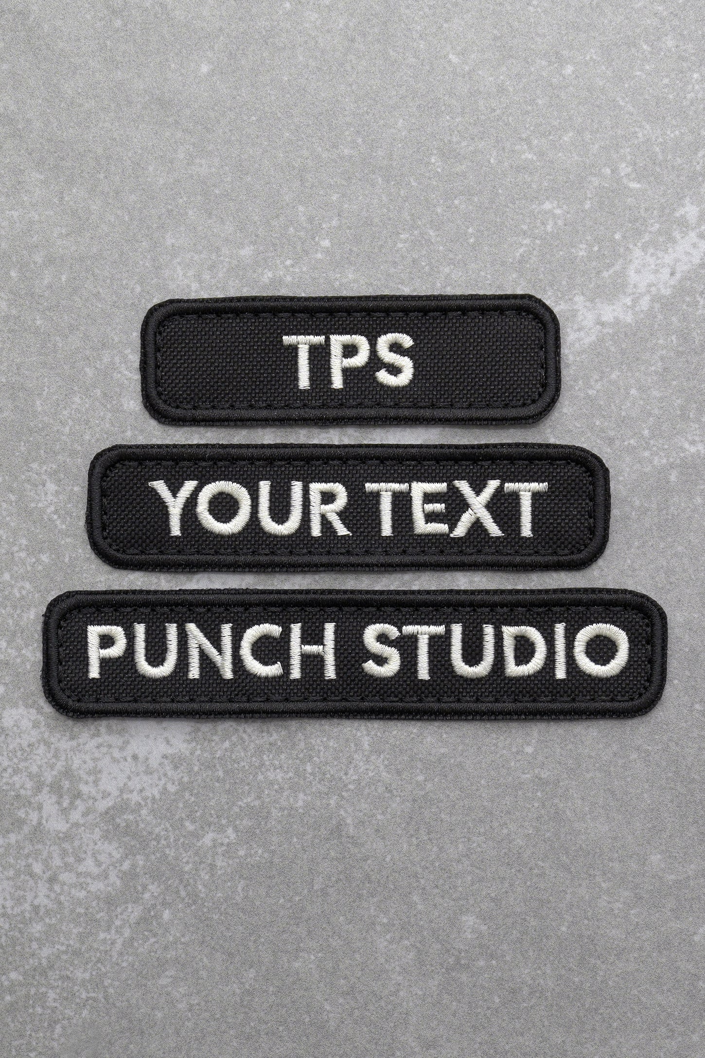 Custom Nametapes Military Tactical Embroidery Patch, Black Rounded Cor – THEPUNCHSTUDIO.COM